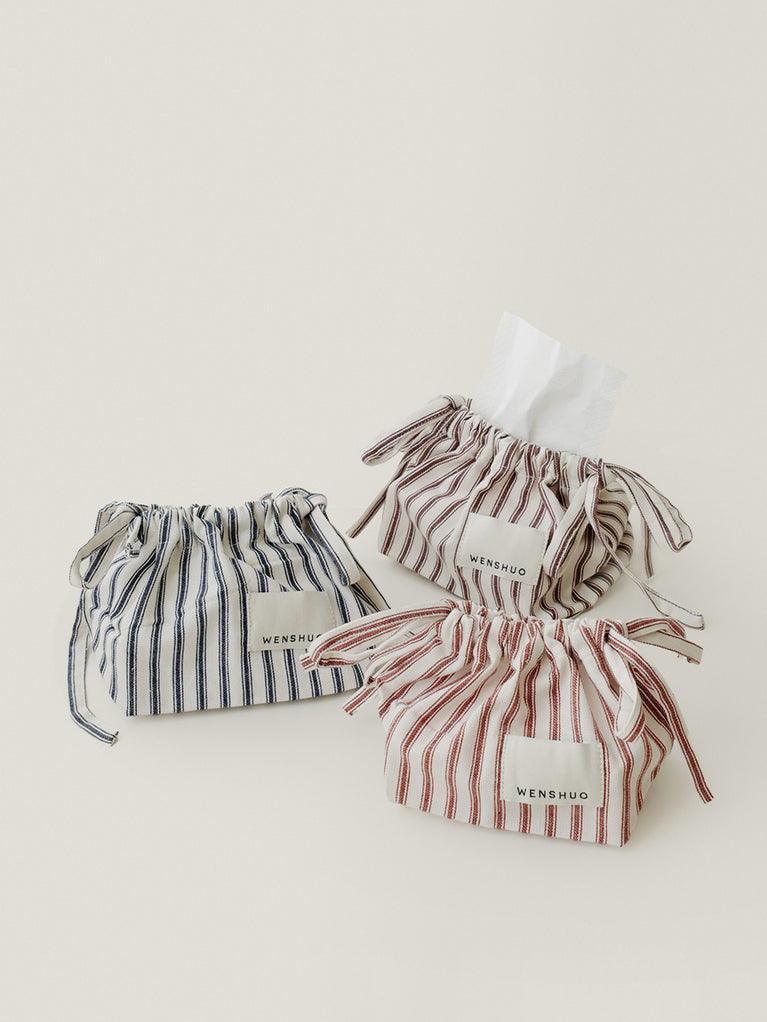 Stripe Striped Tissue Storage Pouch | WENSHUO
