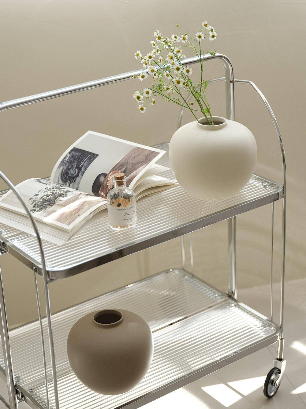 Full Moon Rounded Classic Ceramic Vase | WENSHUO HOME | WENSHUO