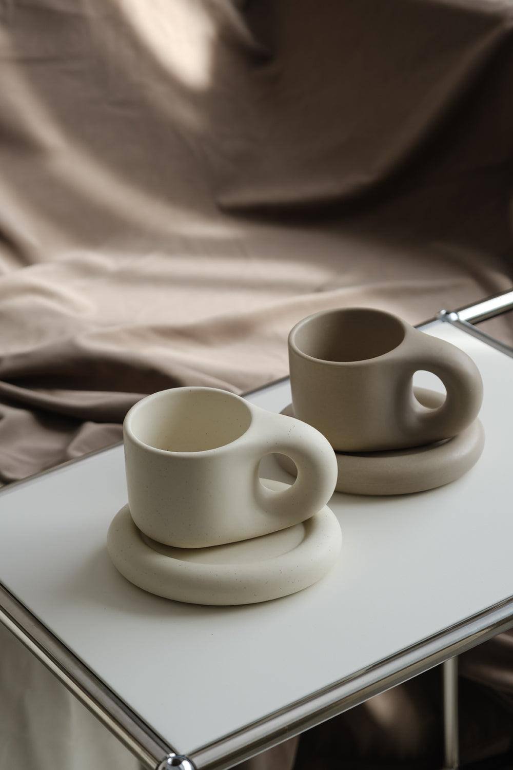Rounded Ceramic Mug, Coffee Mug, Cute&Minimalist Mugs, Milk Mugs – WENSHUO