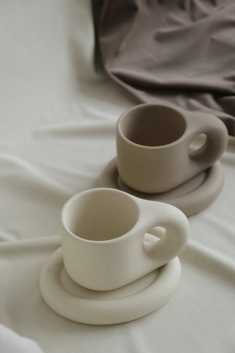 Rounded Ceramic Mug | WENSHUO HOME